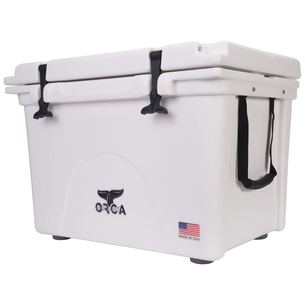 Orca Hard Sided Classic Cooler White 58 Quart - Keystone Outdoors