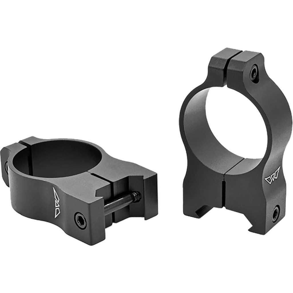 Warne Vapor Aluminum Scope Rings Matte Black 30mm High - Keystone Outdoors
